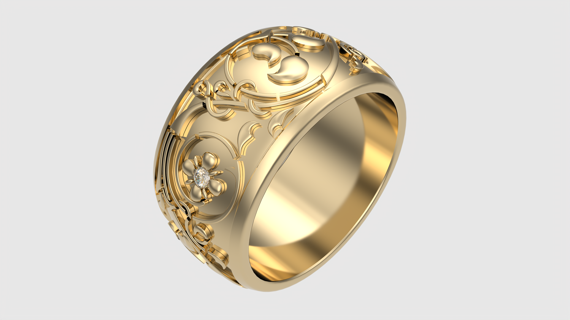 3D file Flourish Weave Pattern Ring 3D print 💍 ・3D printing design to ...