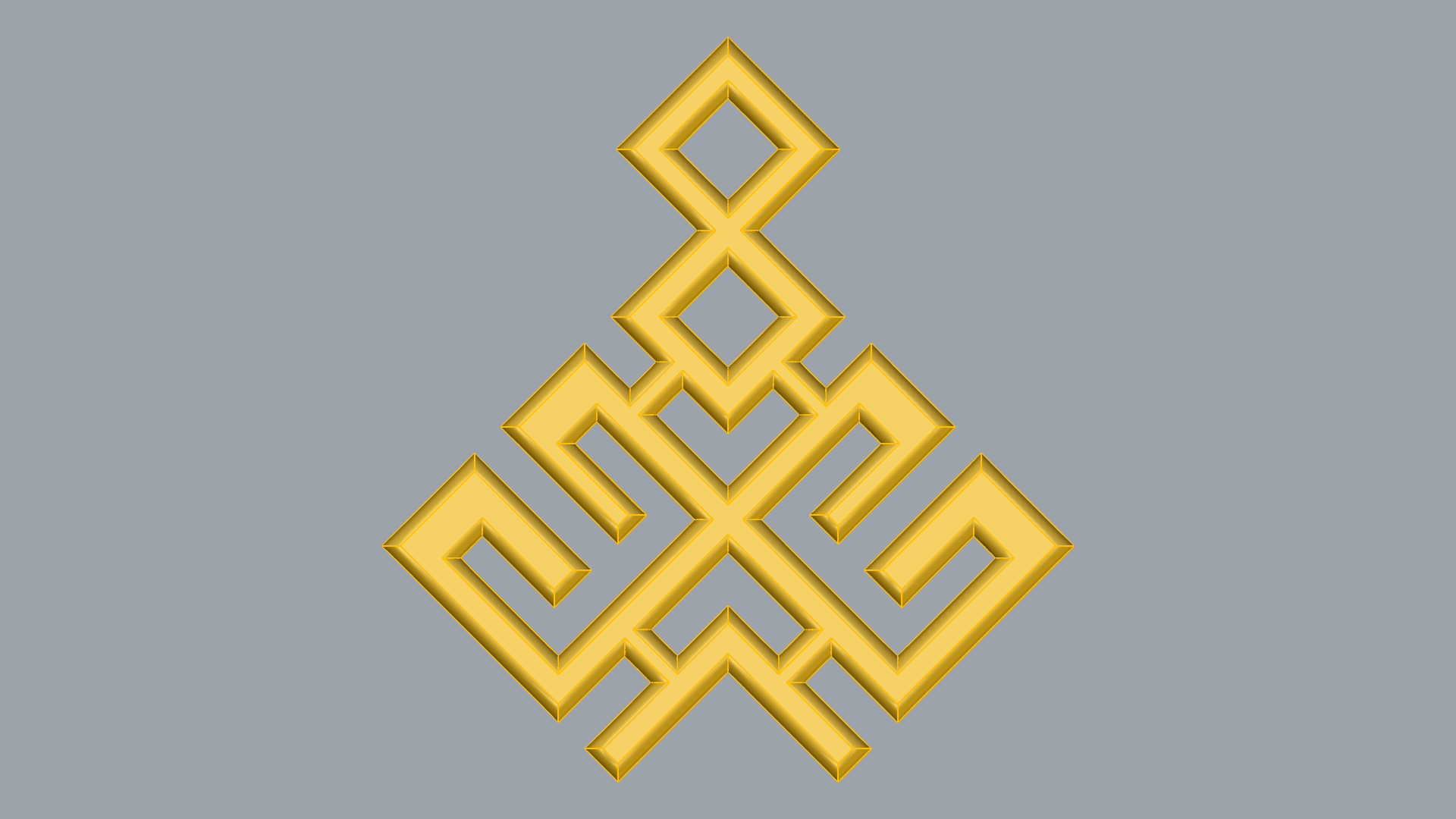 3D file Geometric Slavic Pendant 3D print 🎨 ・Model to download and 3D ...