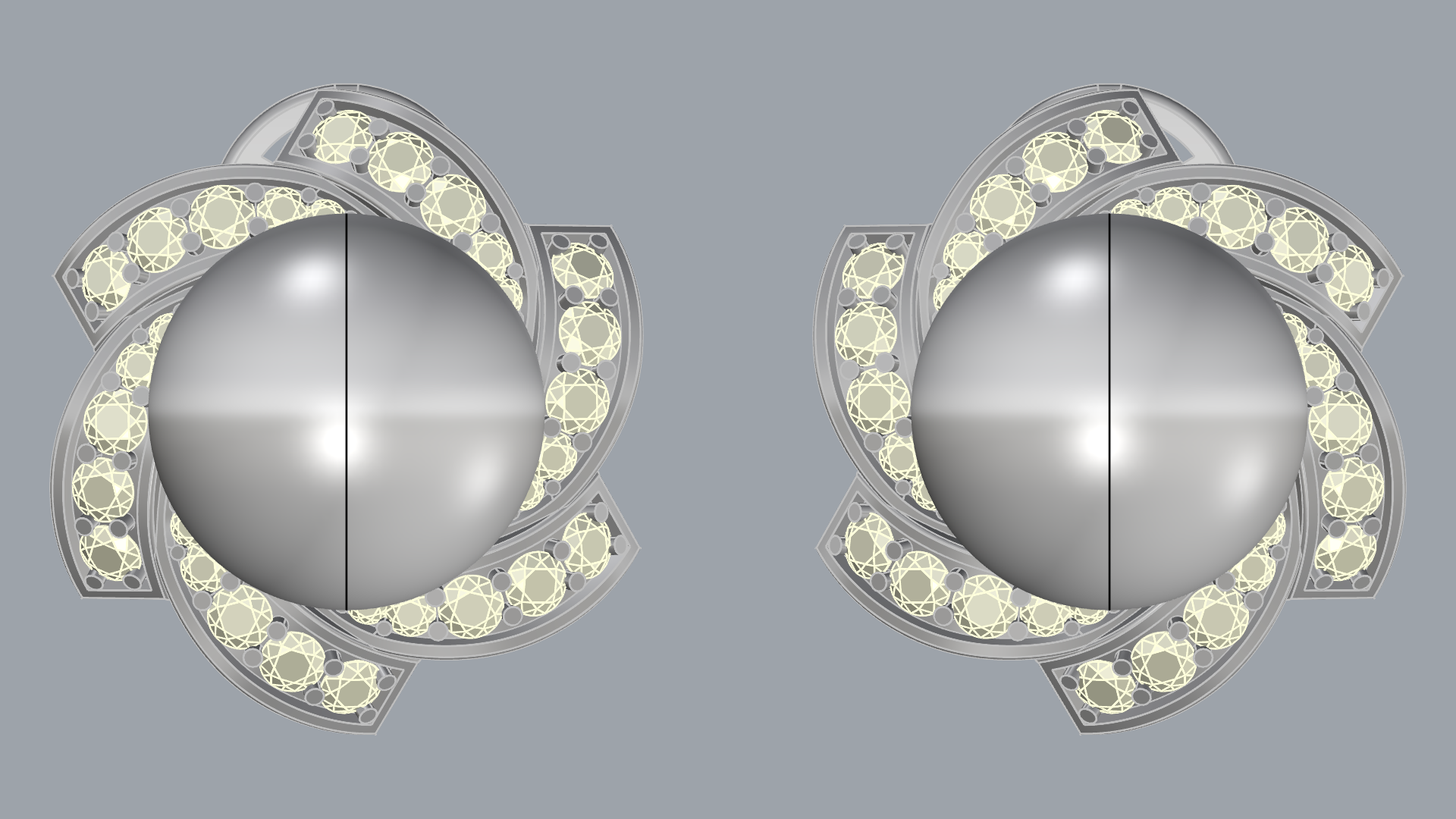 3D file Sculptural Black Orb Earrings 3D print 💍 ・3D print design to ...