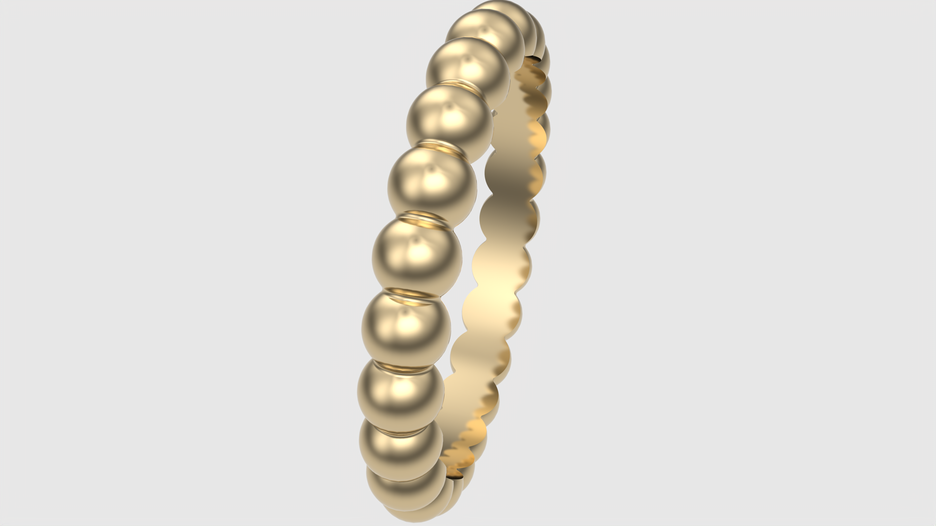 3D file Beaded Eternity Ring 3D print 💍 ・Design to download and 3D ...