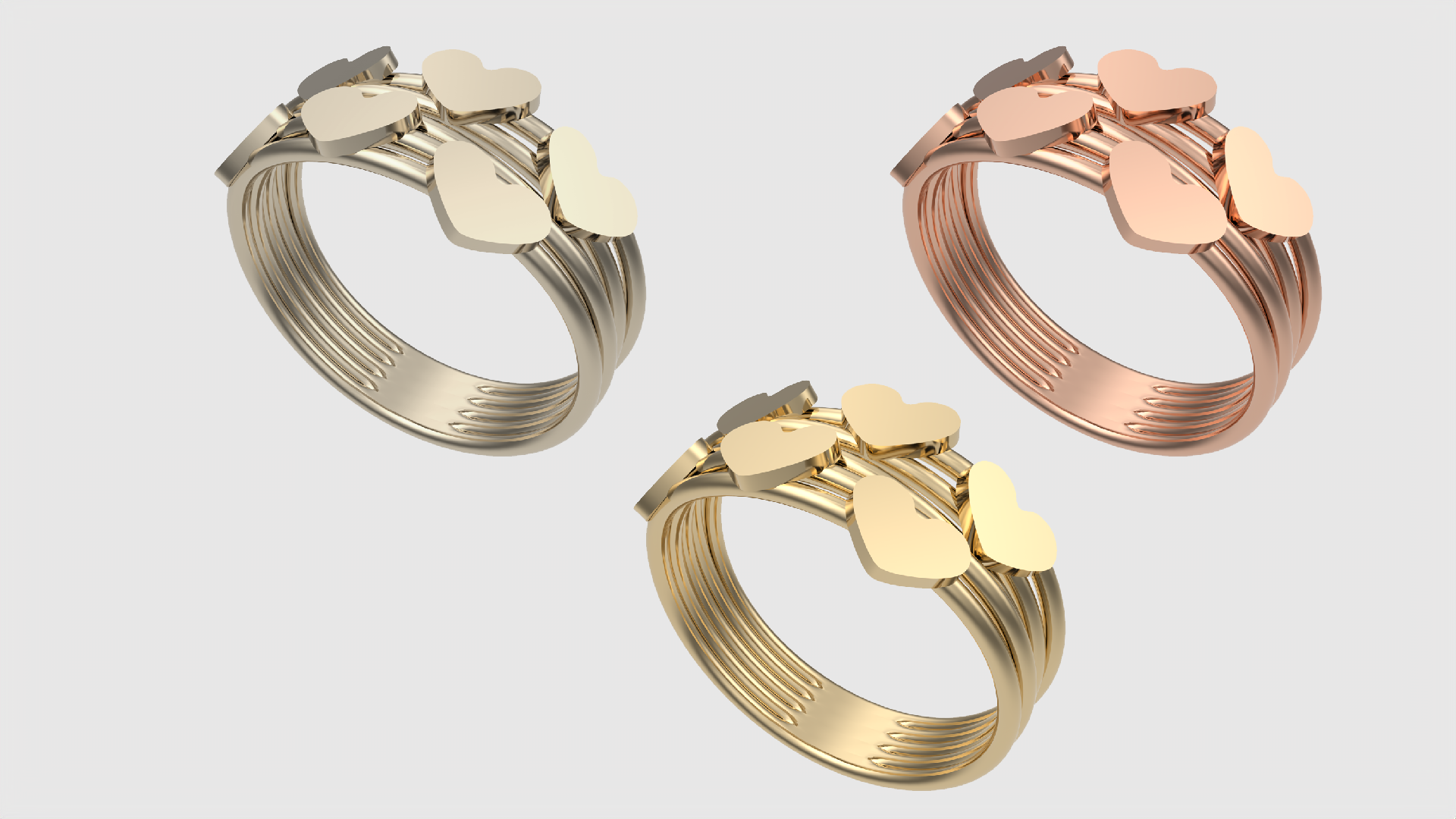 3D file Tiny Simple Heart Ring 3D print 💜 ・3D printable model to ...