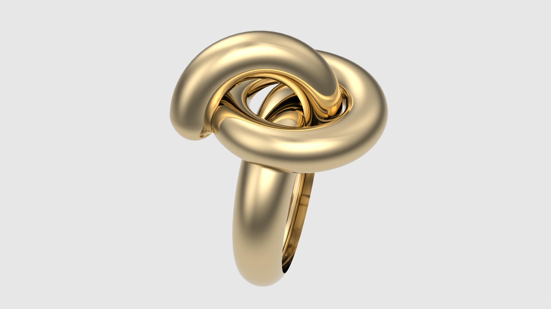 3D file Knot Signet Ring 3D print 🪢 ・3D printable model to download・Cults