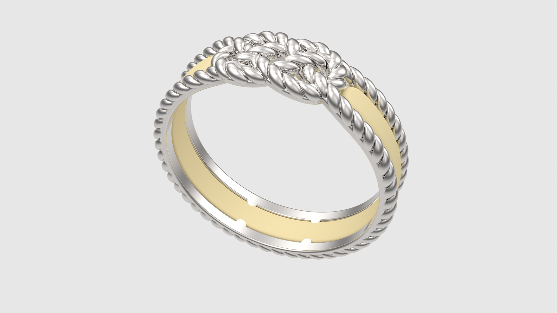 STL file Braided Knot Wedding Band 3D print 🪢 ・3D printable model to ...