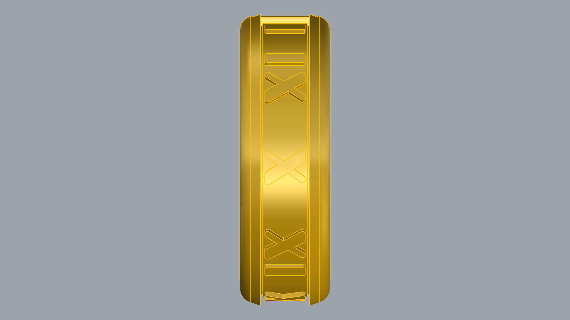 3D file Minimalist Roman Numerals Ring 3D print 💍 ・3D printer model to ...