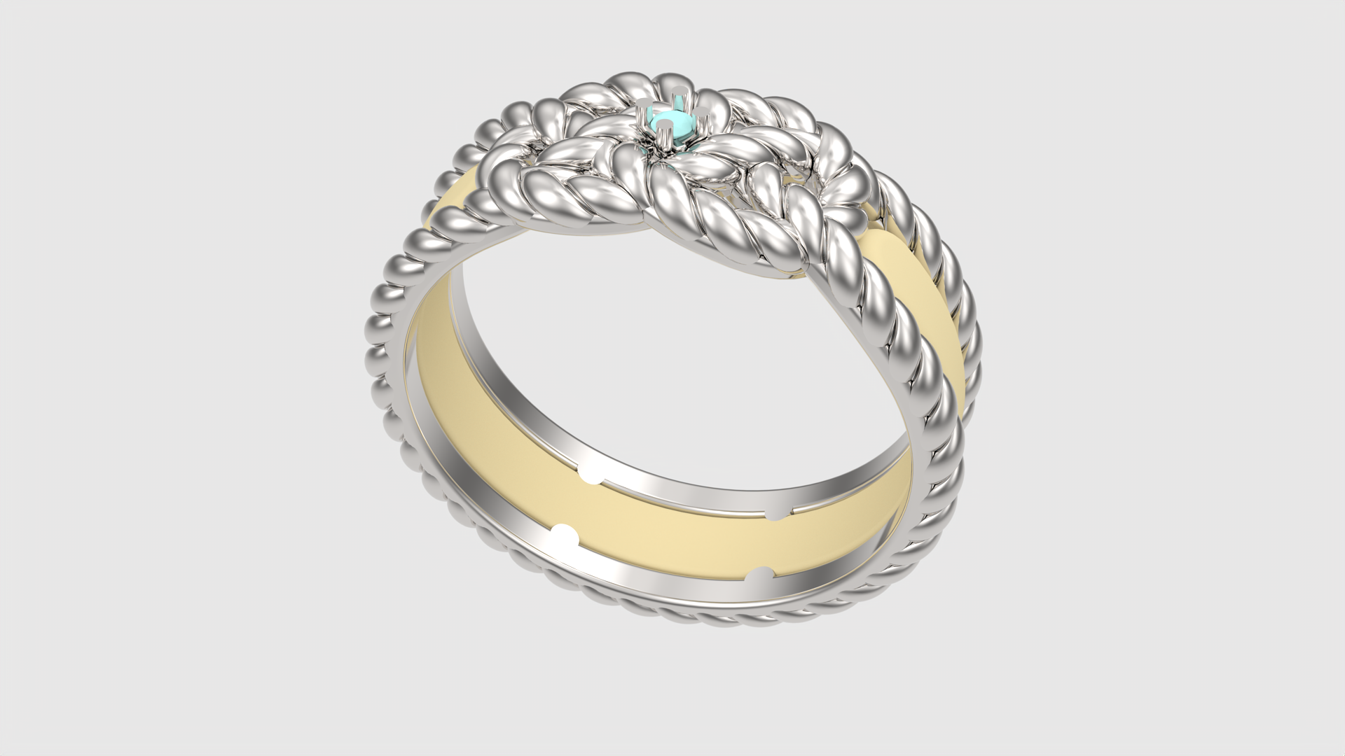 3D file Braided Knot Wedding Ring 3D print 🪢 ・3D printer design to ...