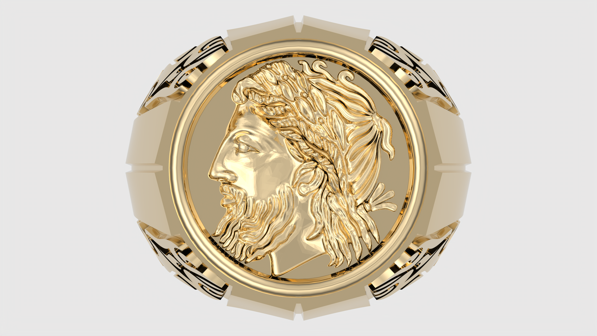 Archivo 3D Ancient Greek Zeus Ring 3D print 🏛️ ・Plan de impresión en 3D ...