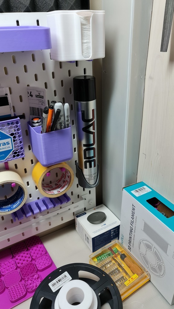 Free 3D file ikea skadis spray stand 🏢 ・3D print design to download・Cults