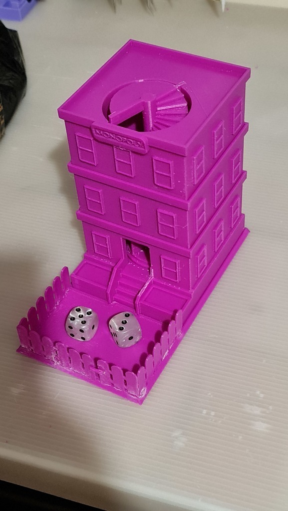 Free 3D file Monopoly dice tower 🎲 ・3D printer model to download・Cults