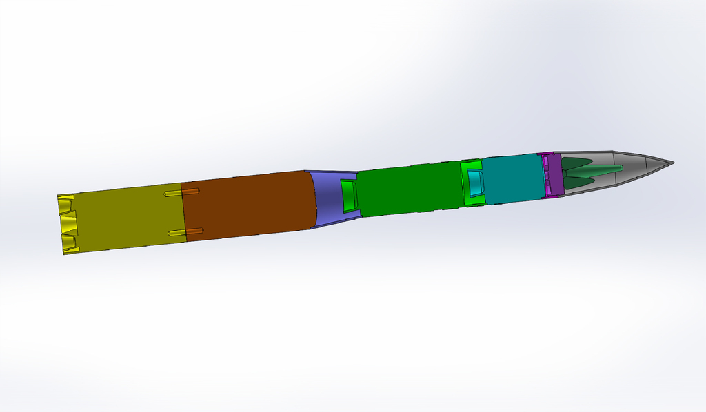 🧸 Minuteman III ICBM - 1/50 Scale - Mark II・Free 3D File for ・Cults