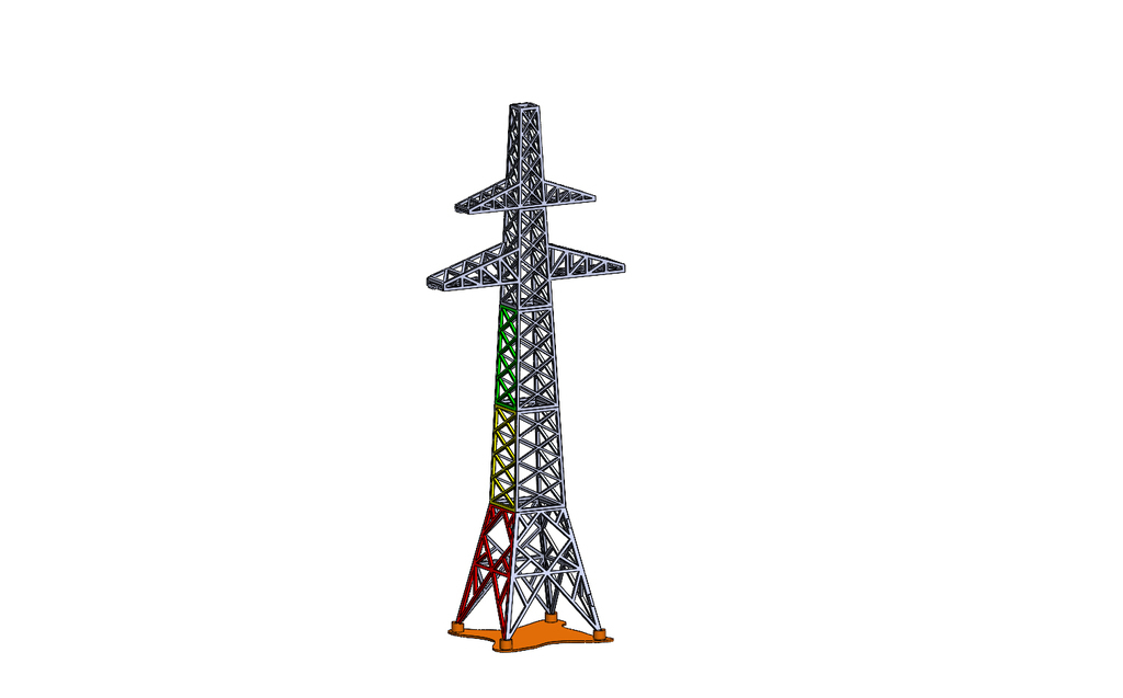 🧸 Power Pylon / Transmission Tower - 1/50 Scale・Free 3D File for ・Cults