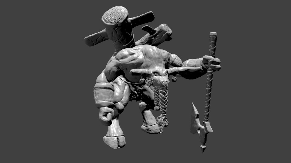 🧞‍♂️ Cairne Bloodhoof Tauren Chieftain・Free 3D File for ・Cults