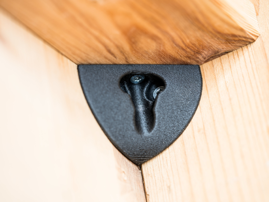 Free 3D file Minimalistic & smooth Corner Bracket 🧑‍🔧 ・3D print model ...