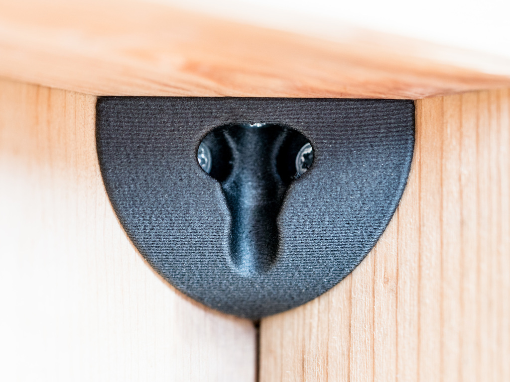 Free 3D file Minimalistic & smooth Corner Bracket 🧑‍🔧 ・3D print model ...