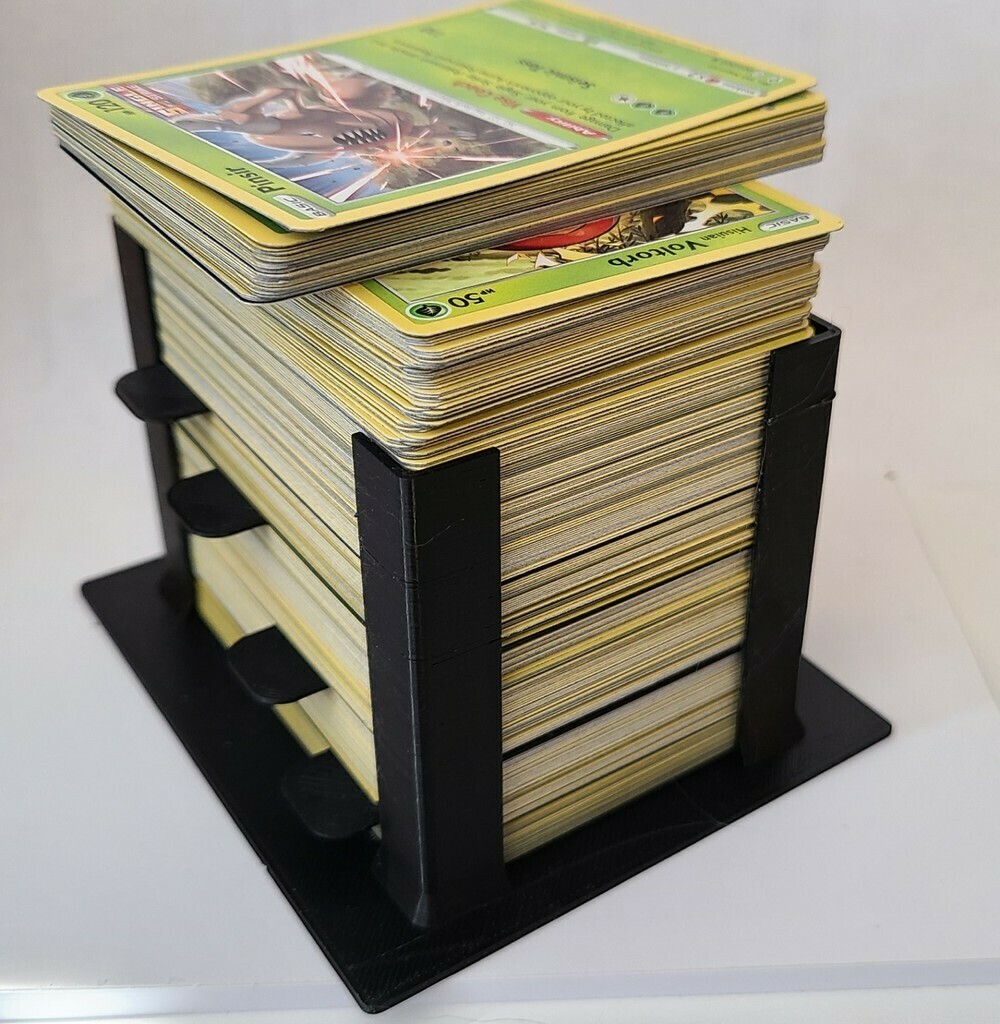 🐉 Bulk TCG Card Holder・Free STL File for 3D printing・Cults
