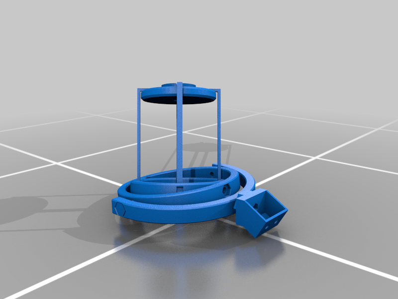 🍹 Gimbal Drink Holder・Free 3D File for ・Cults