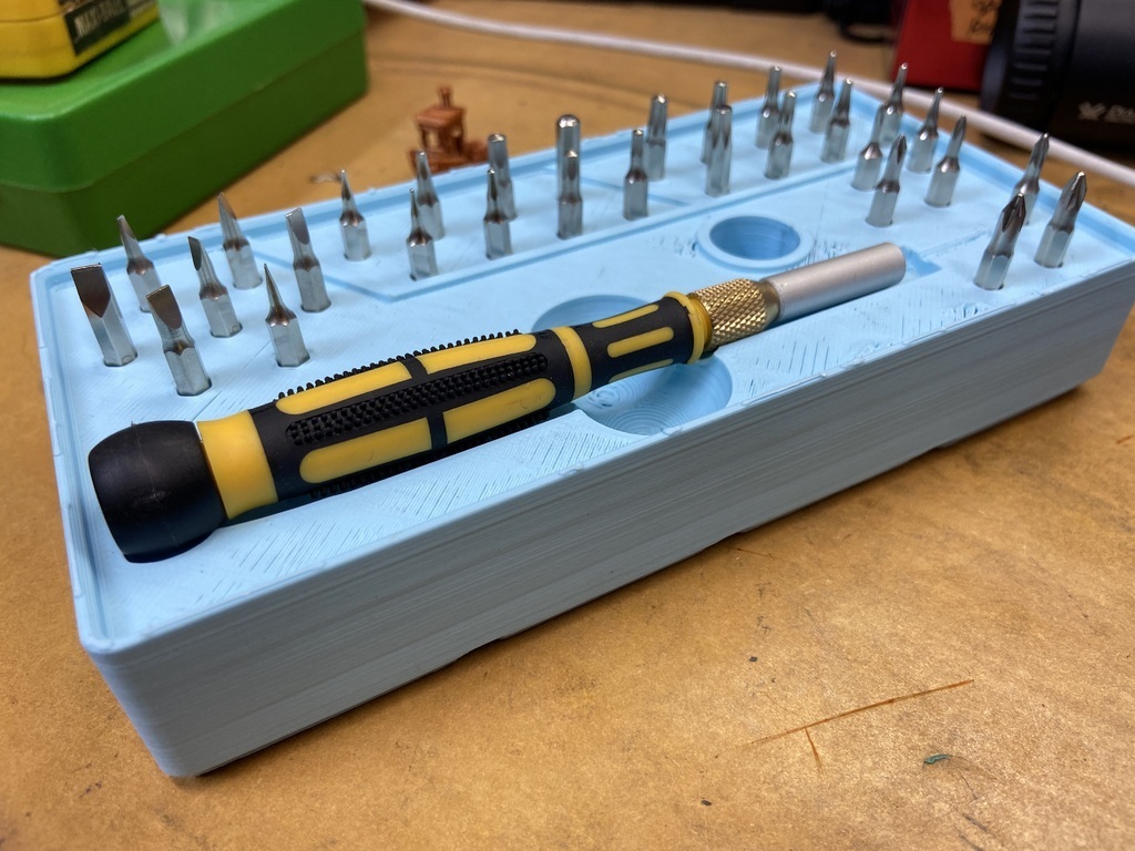 Free 3D file Gridfinity titan screw driver and 4mm bit holder 🪛 ・3D ...