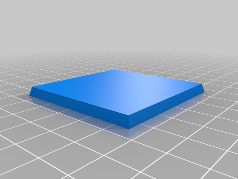 🟪 Square Bases for Miniature Wargaming・Free STL File for 3D printing・Cults