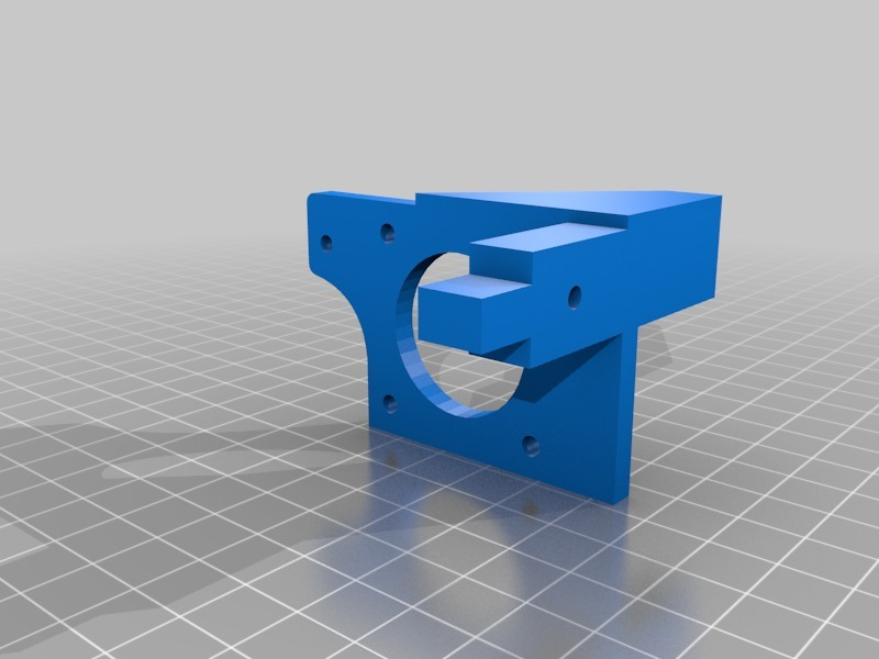 Free 3D file Support for E3D Titan extruder in x-carriage PSIQUE 3D ...