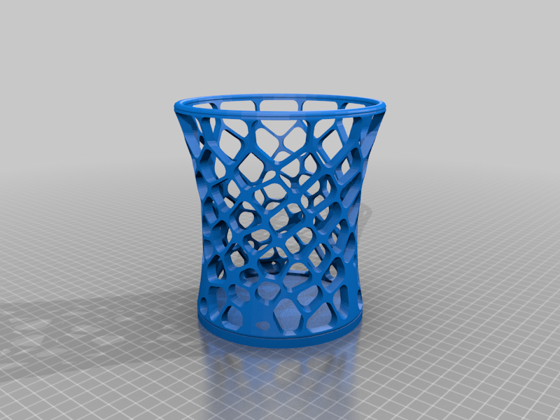 Free 3D file bathroom cup, voronoi structure 🪥・3D printer design to ...