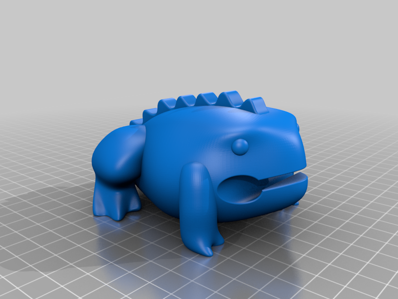 🐸 Croaking Frog・Free 3D File for ・Cults