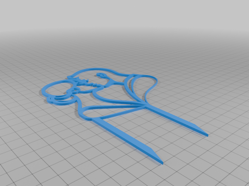 Free 3D file Minimalistic wedding cake topper 11 pieces 💒 ・3D printable ...