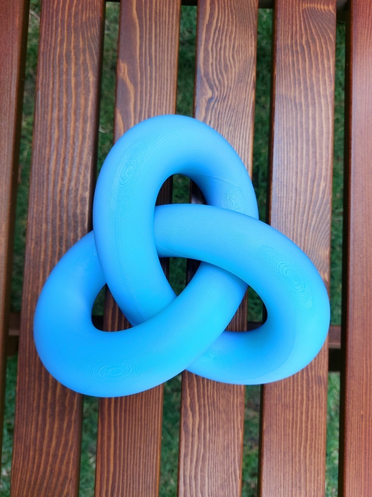 Free 3D file Smooth trefoil knot decoration 🪢 ・Model to download and 3D ...