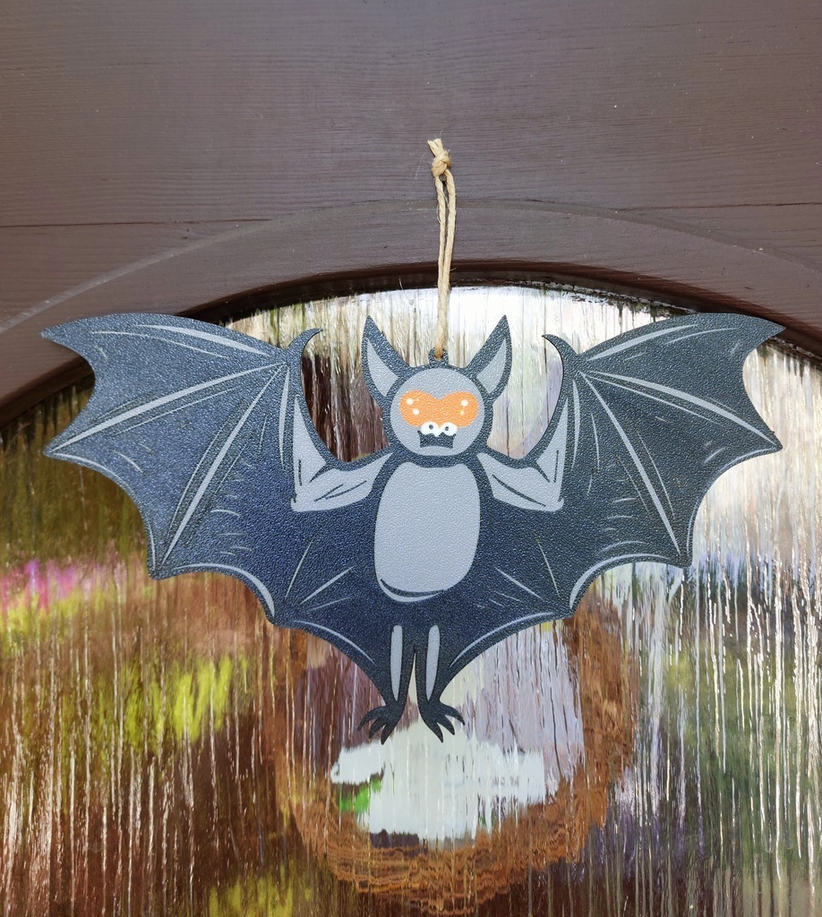 Free 3D file Halloween cartoon Bat window decoration 🎃 ・3D print model ...