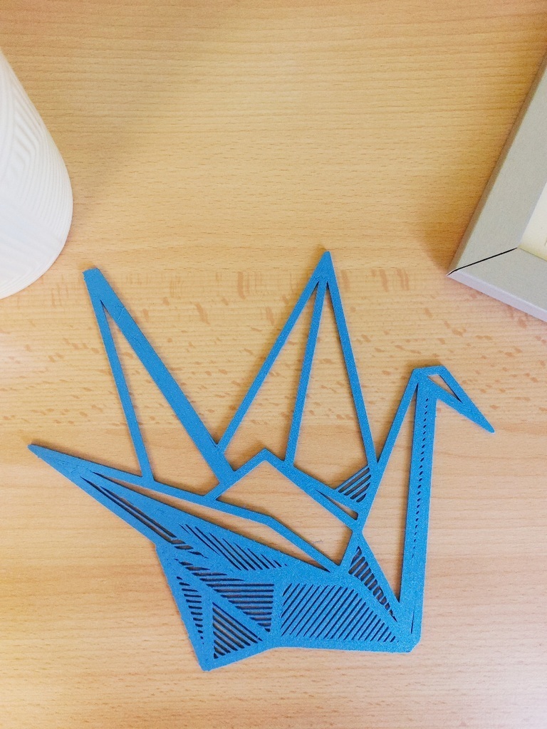 Free 3D file Origami crane / Jeřáb wall or table decoration 🏗️・3D ...