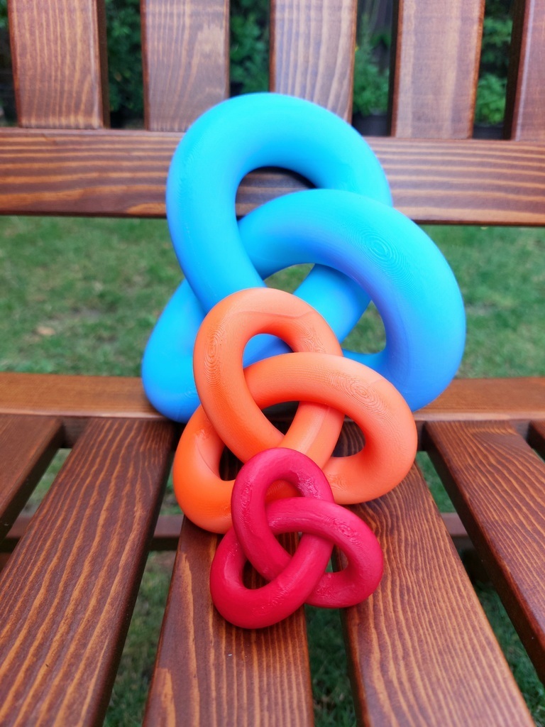 Free 3D file Smooth trefoil knot decoration 🪢 ・Model to download and 3D ...