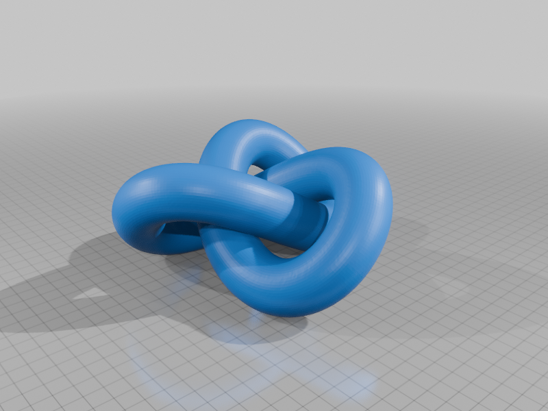 Free 3D file Smooth trefoil knot decoration 🪢 ・Model to download and 3D ...