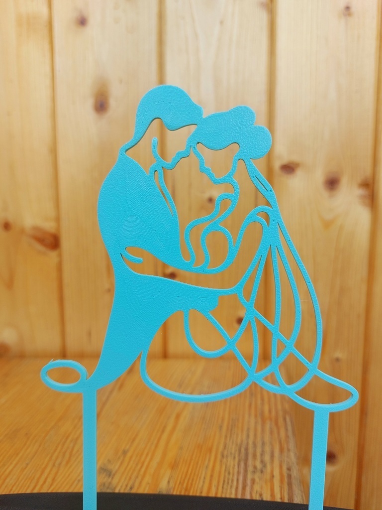 Free 3D file Minimalistic wedding cake topper 11 pieces 💒 ・3D printable ...