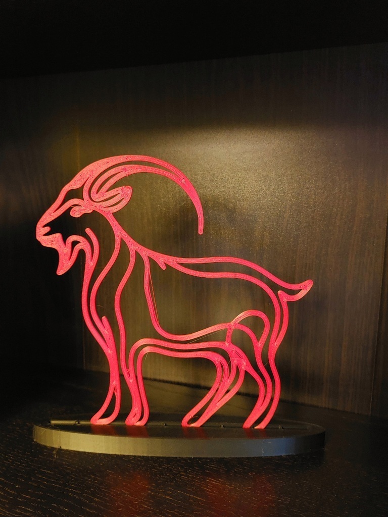 Free 3D file Goat / Koza wall or table decoration 🐐・3D print model to ...