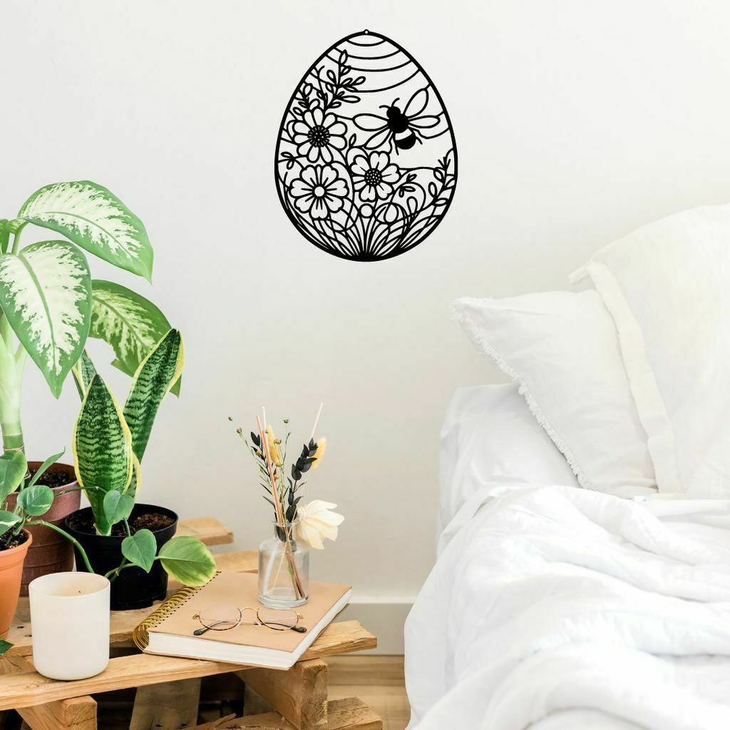 Free 3D file Bumblebee and flowers Easter wall and window decoration 💐 ...