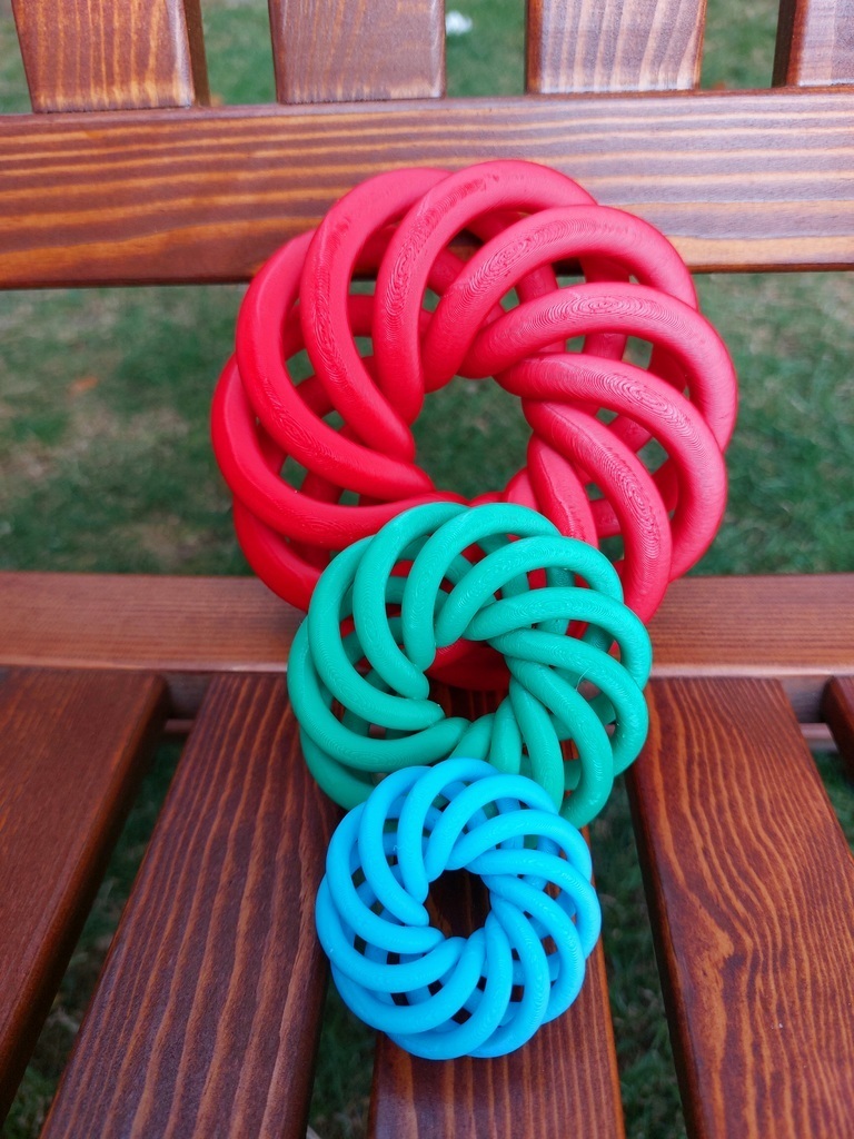 Free 3D file Torus knot 2 decoration 🪢 ・Model to download and 3D print ...