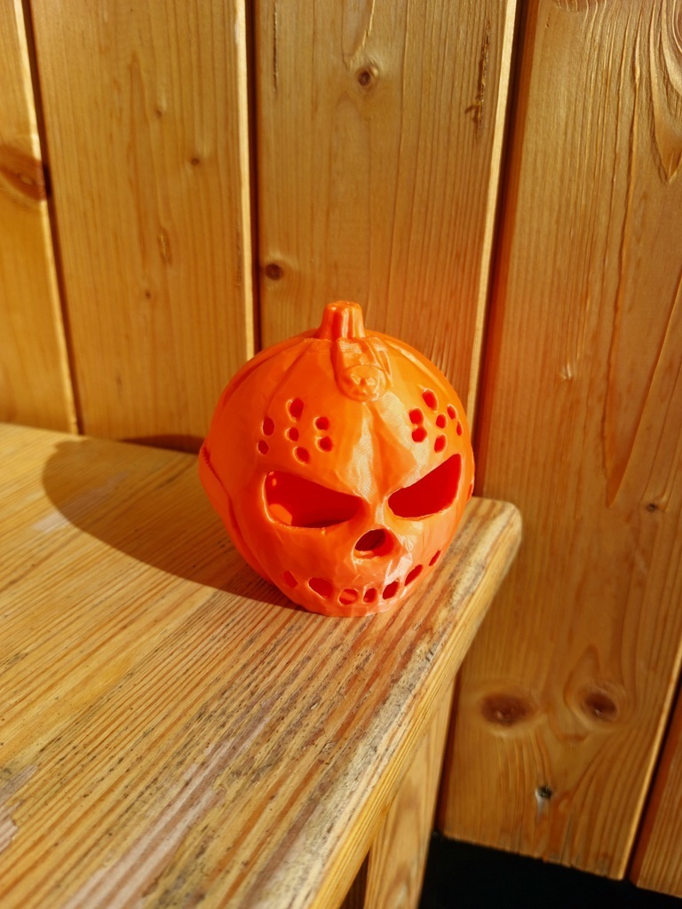 🎃 Halloween Jason pumpkin TeaLights・Free 3D File for ・Cults