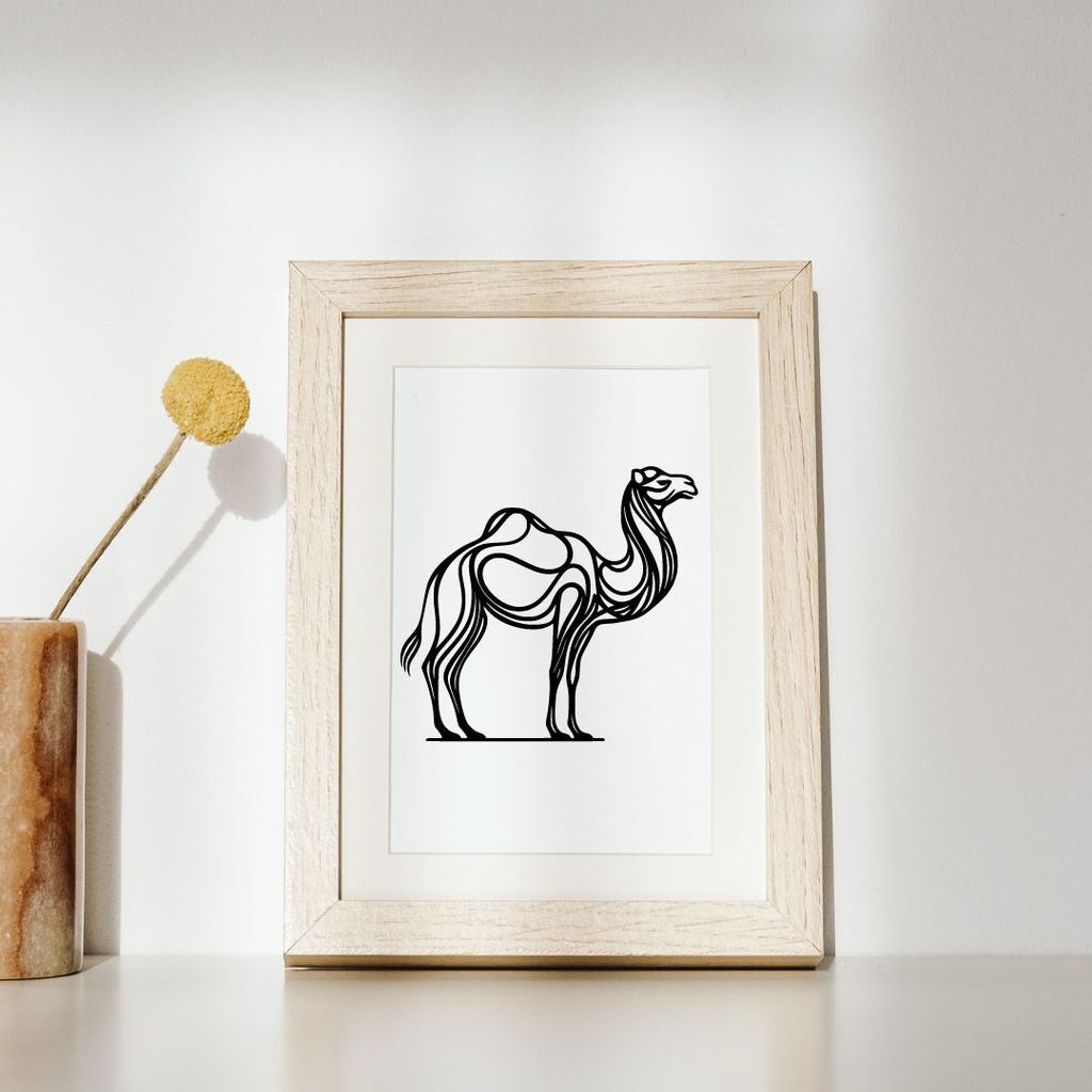 Free 3D file Camel wall or table decoration 🐪 ・3D printer model to ...