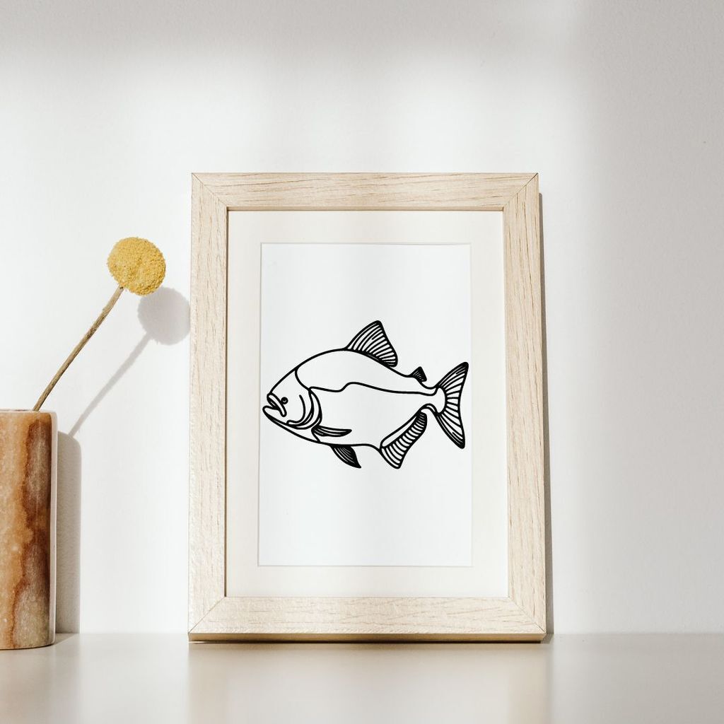 Free 3D file Piranha wall or table decoration 🎨 ・3D print design to ...