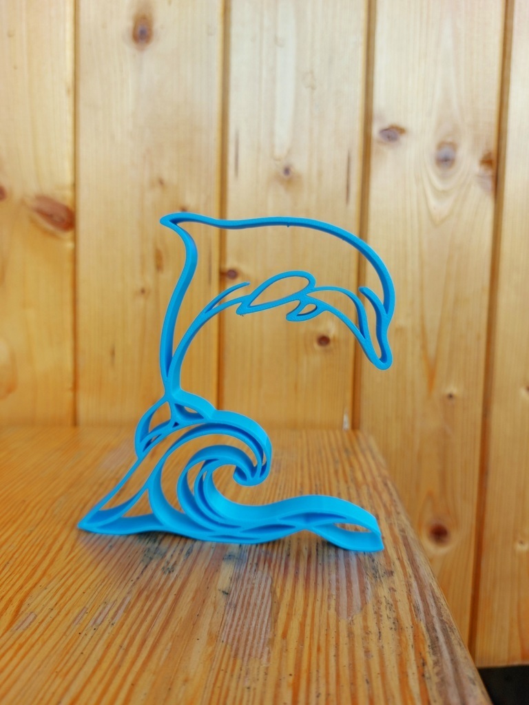 Free 3D file Minimalist Dolphin figure / Delfín figurka 🐬 ・3D print ...