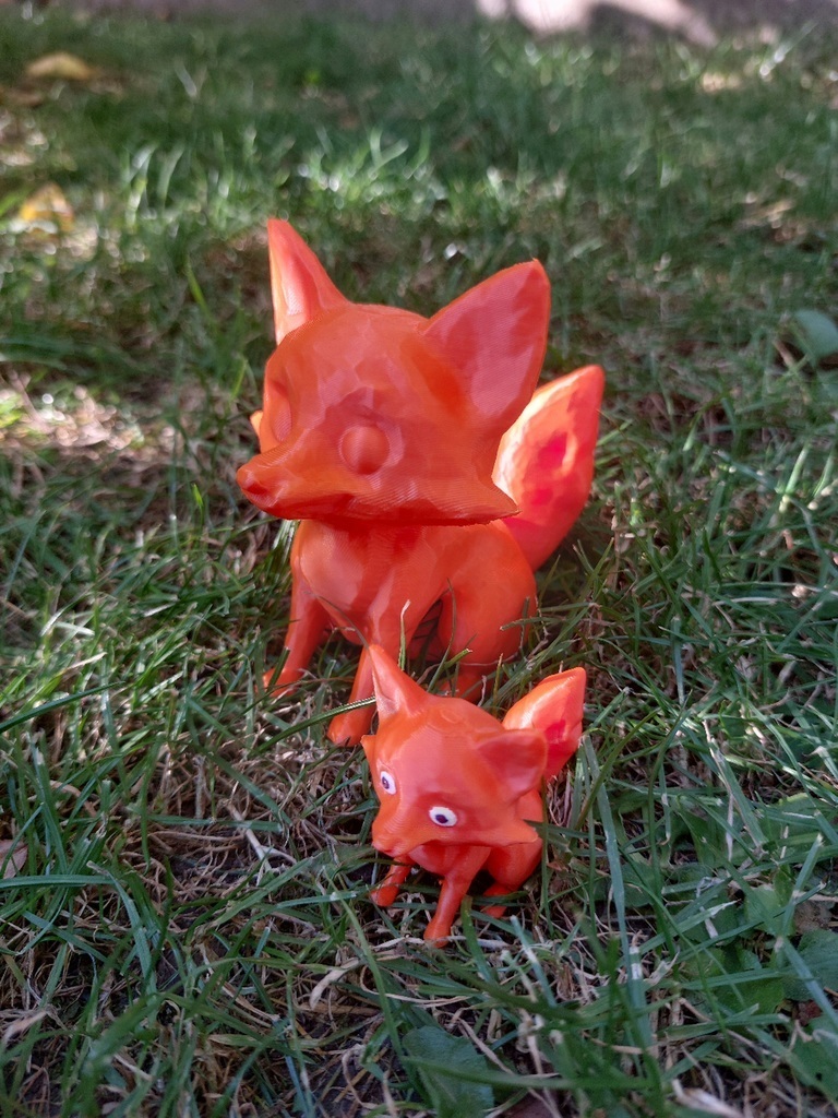 Free 3D file Cute fox 🦊 ・Template to download and 3D print・Cults