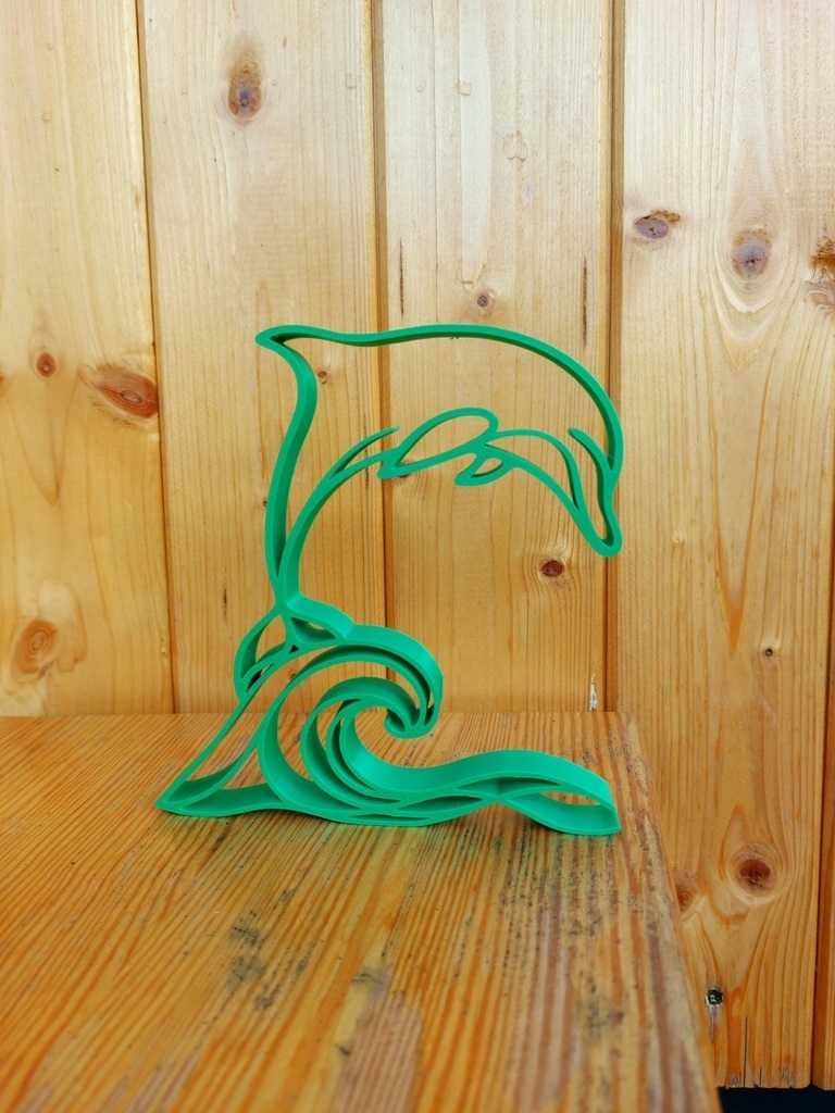 Free 3D file Minimalist Dolphin figure / Delfín figurka 🐬 ・3D print ...