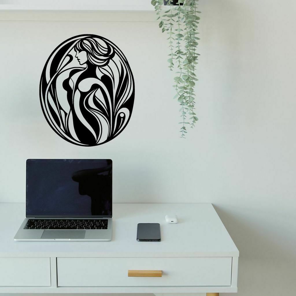 Free 3D file Silhouette of a woman / Silueta ženy wall or table ...