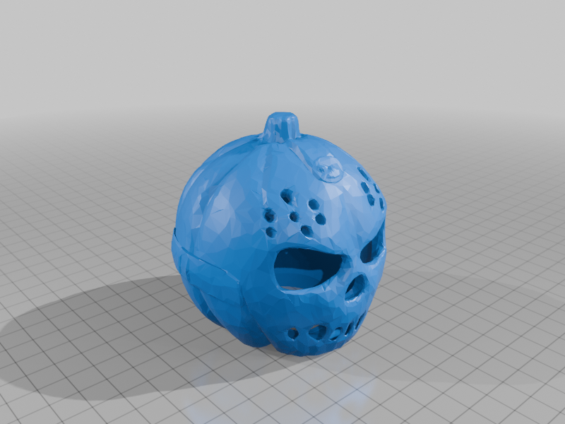 🎃 Halloween Jason pumpkin TeaLights・Free 3D File for ・Cults