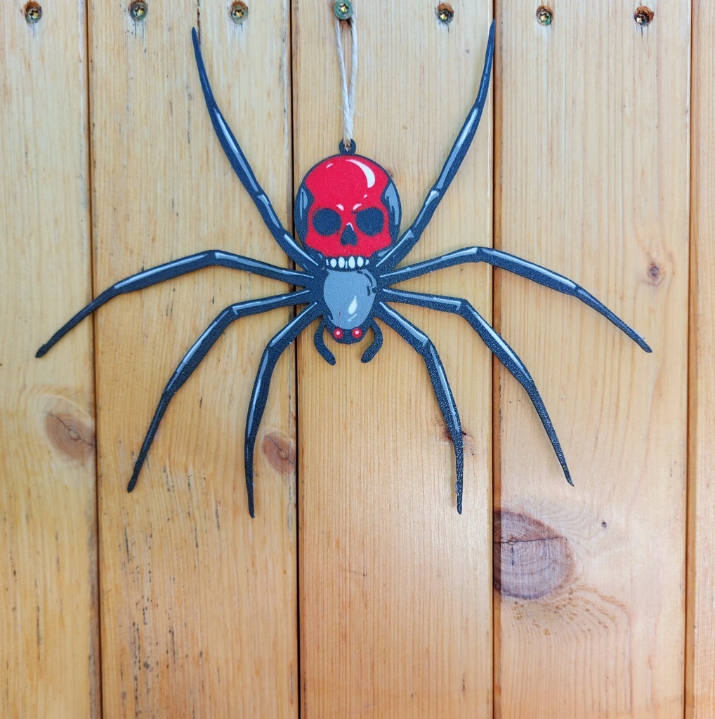 🎃 Halloween scary black widow spider window decoration・Free 3D File for ...