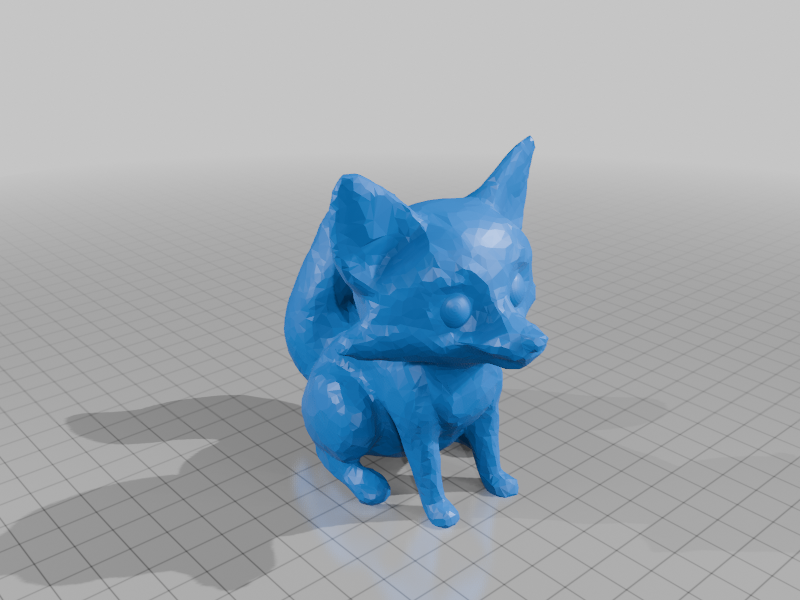 Free 3D file Cute fox 🦊 ・Template to download and 3D print・Cults