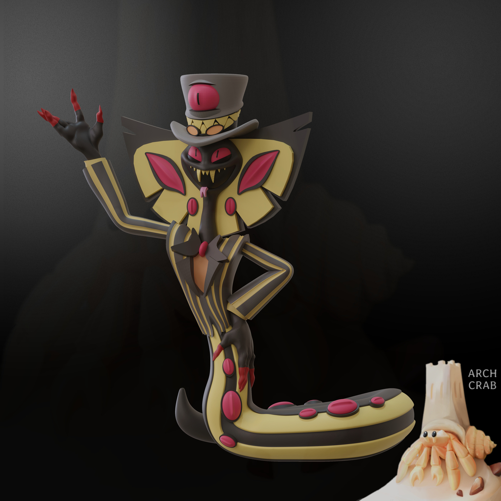 🎩 Sir Pentious - fanart・Free 3D File for ・Cults