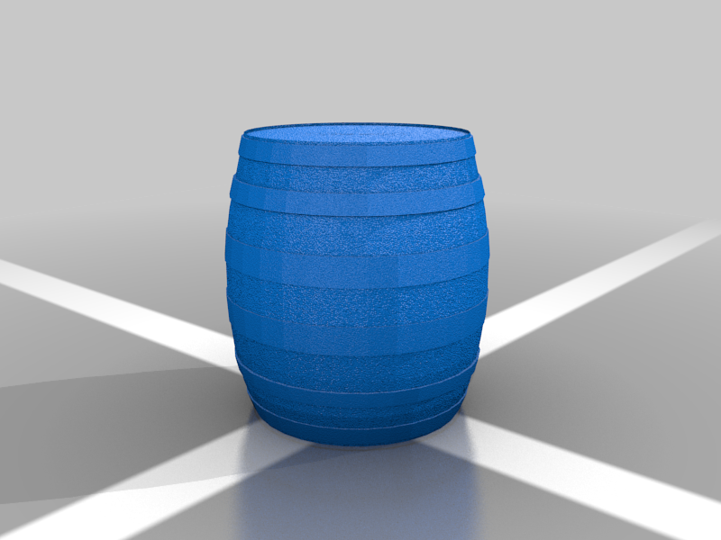 Free 3D file Barrel with a Bung 🪑・3D printing model to download・Cults