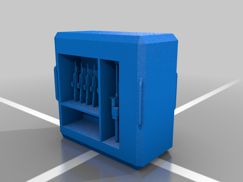 Free 3D file UNSC Gun Locker 🔫・3D printer model to download・Cults