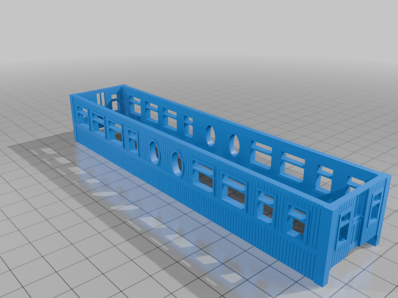 🚗 50' Overland Business Car (HO SCALE)・Free 3D File for ・Cults