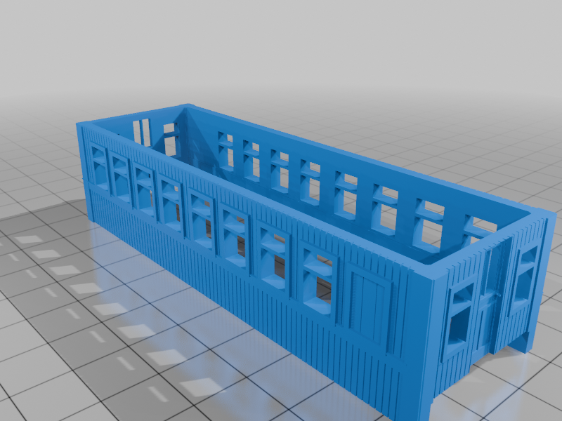 🚗 1860s/1880s Athearn Overton Passenger Car (HO SCALE)・Free 3D File for ...