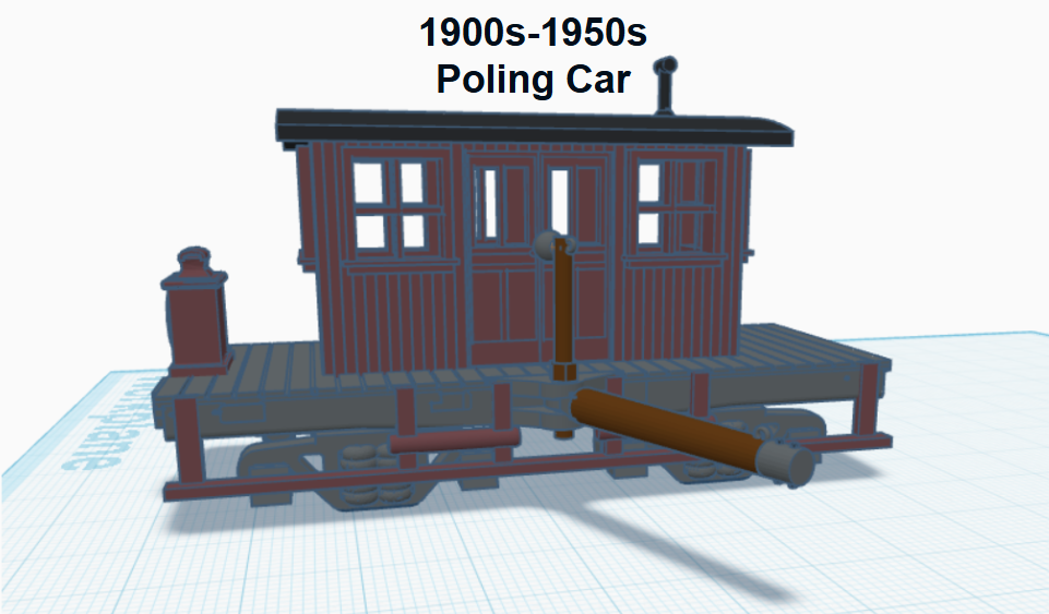 🚗 Poling Car (HO SCALE)・Free 3D File for ・Cults
